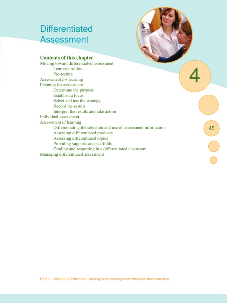 Differentiated Assessment | PDF | Differentiated Instruction ...