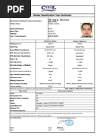 Welder ID Card | PDF | Computers | Technology & Engineering