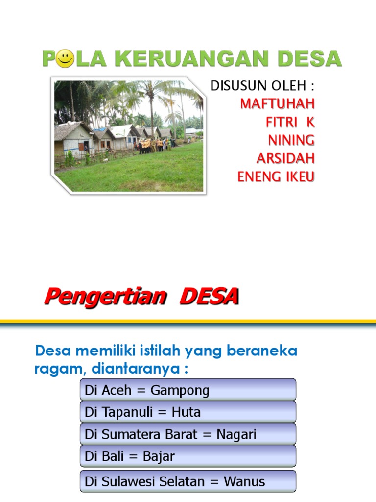 Pola Keruangan Desa | PDF | Ilmu Sosial
