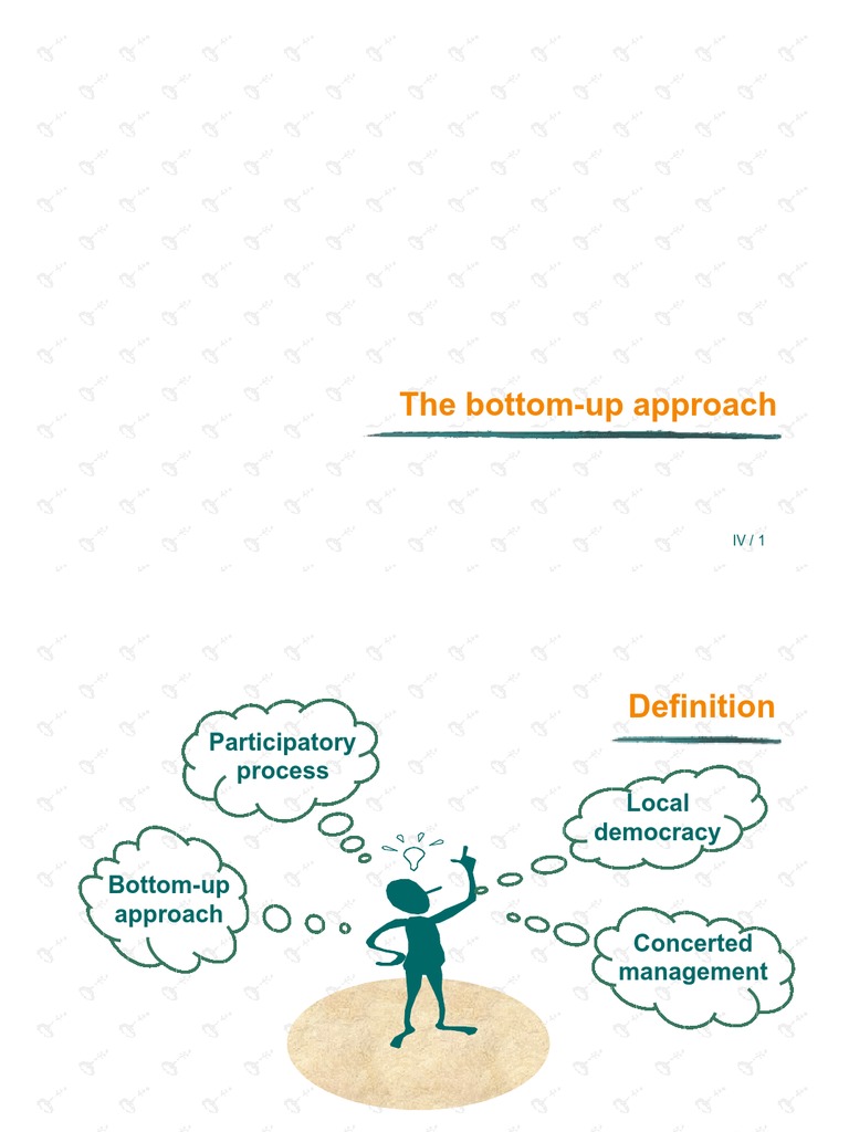 Bottom up approach | Top Down And Bottom Up Design | Community