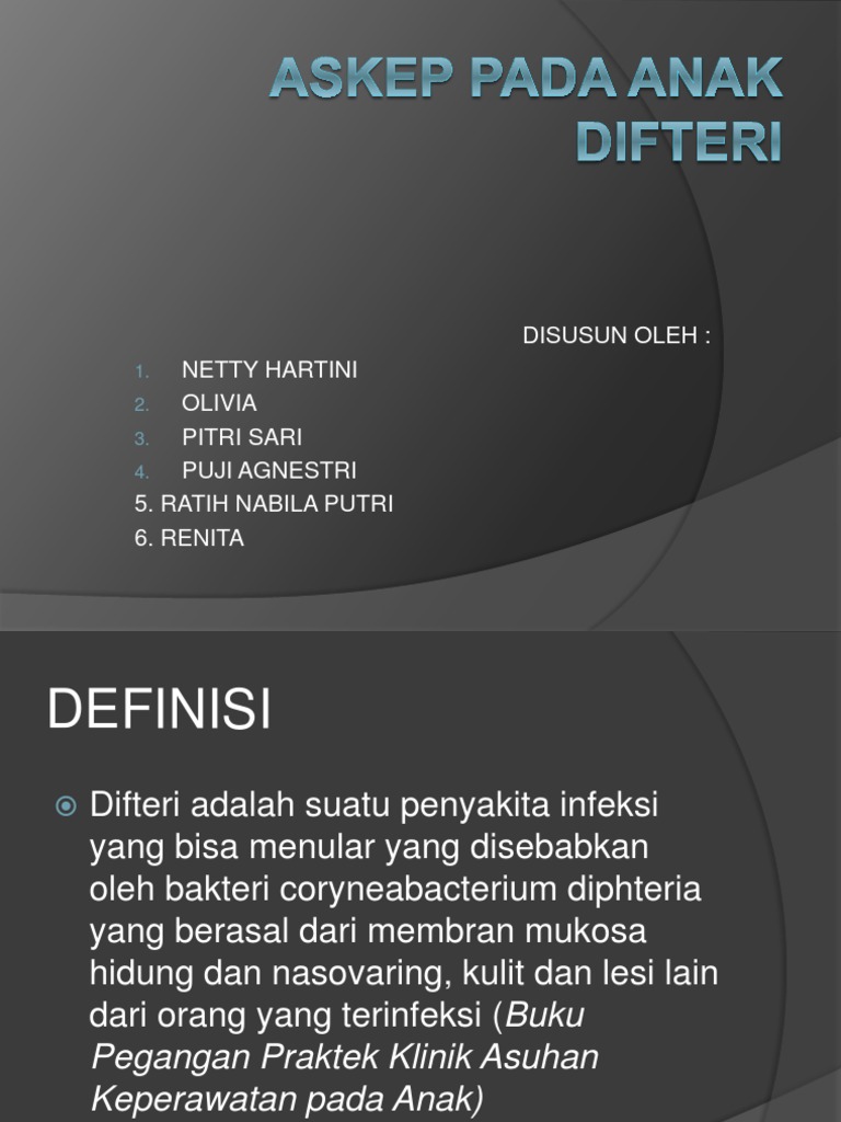 Askep Pada Anak Difteri | PDF