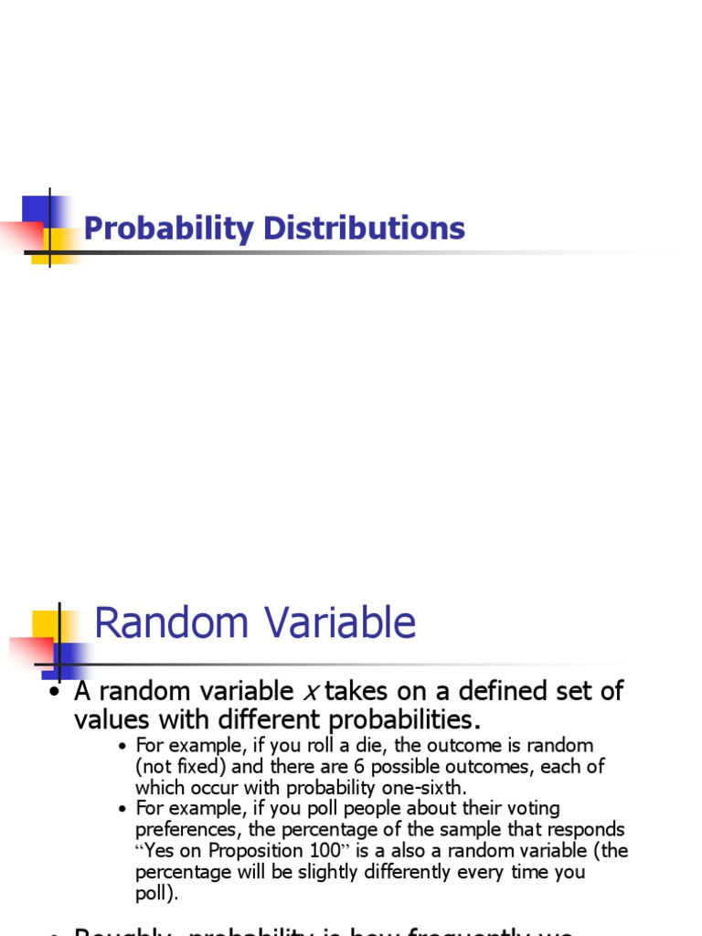 Prob Distribution 1 | PDF | Covariance | Variance