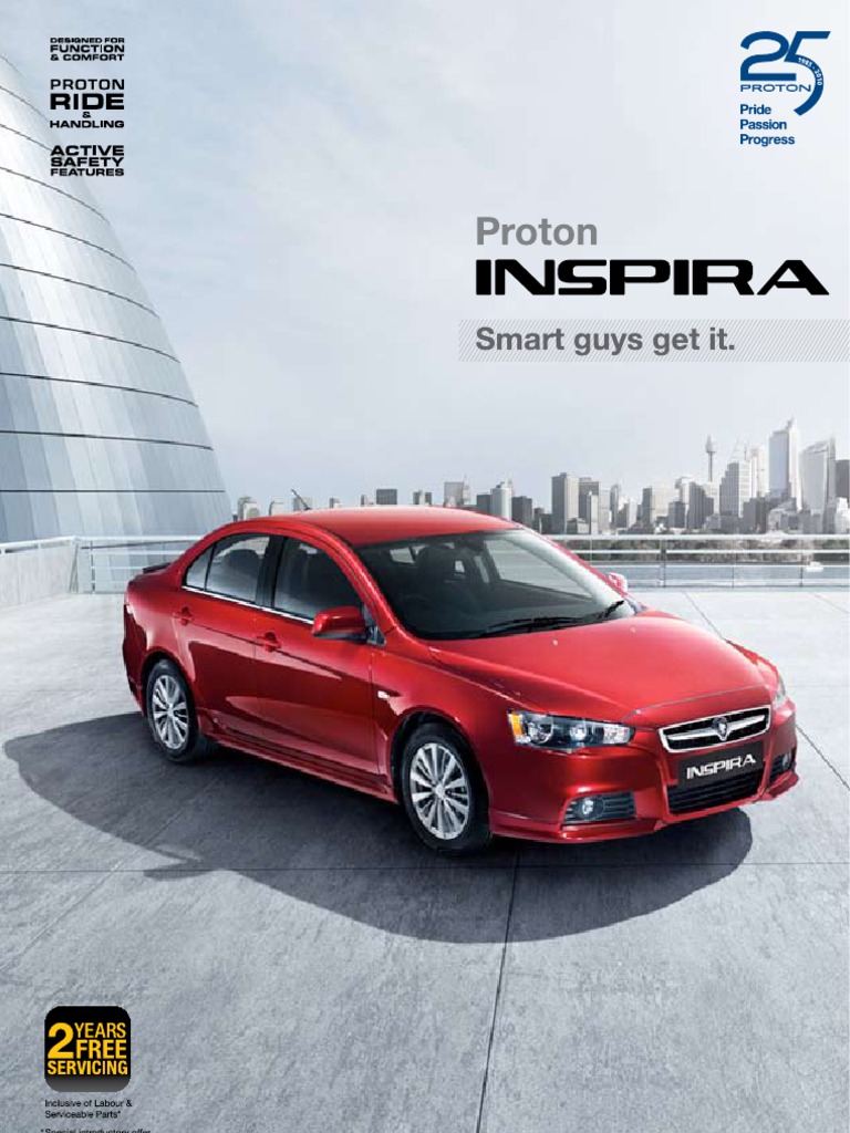 Brochure Inspira | PDF | Proton | Trunk (Car)