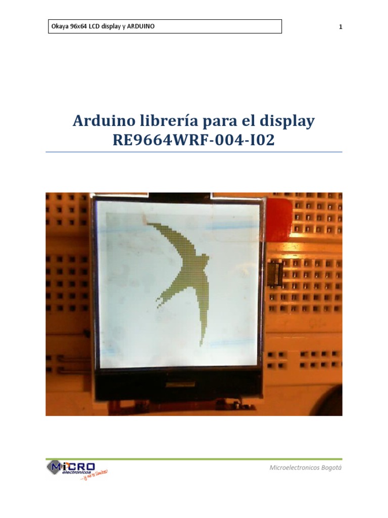 LCD Grafico Con Arduino | PDF