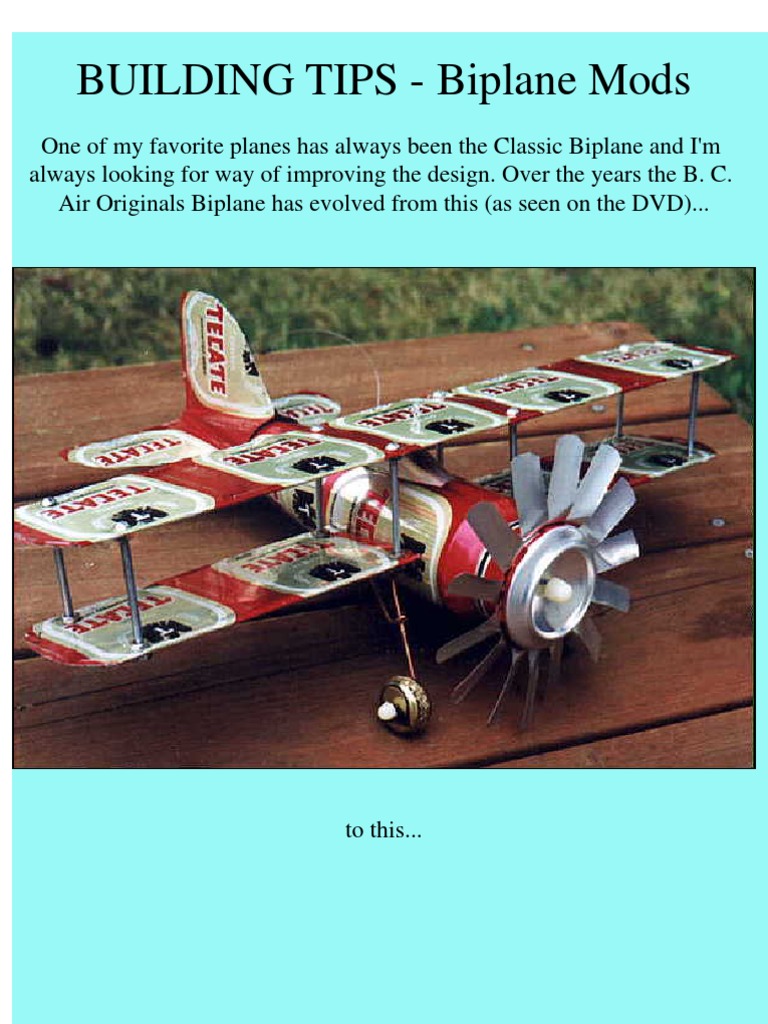 Biplane Mods PDF | PDF | Aircraft | Aviation