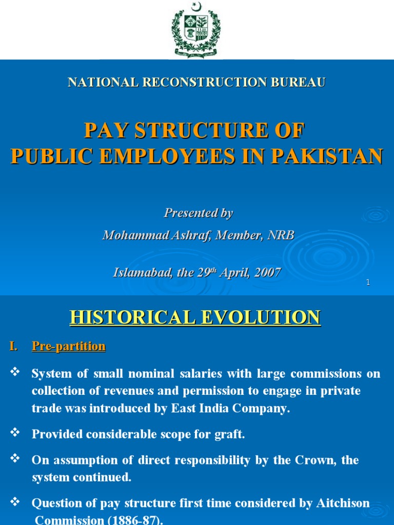 Pay Structure of Public Employees in Pakistan | PDF | Employee Benefits ...