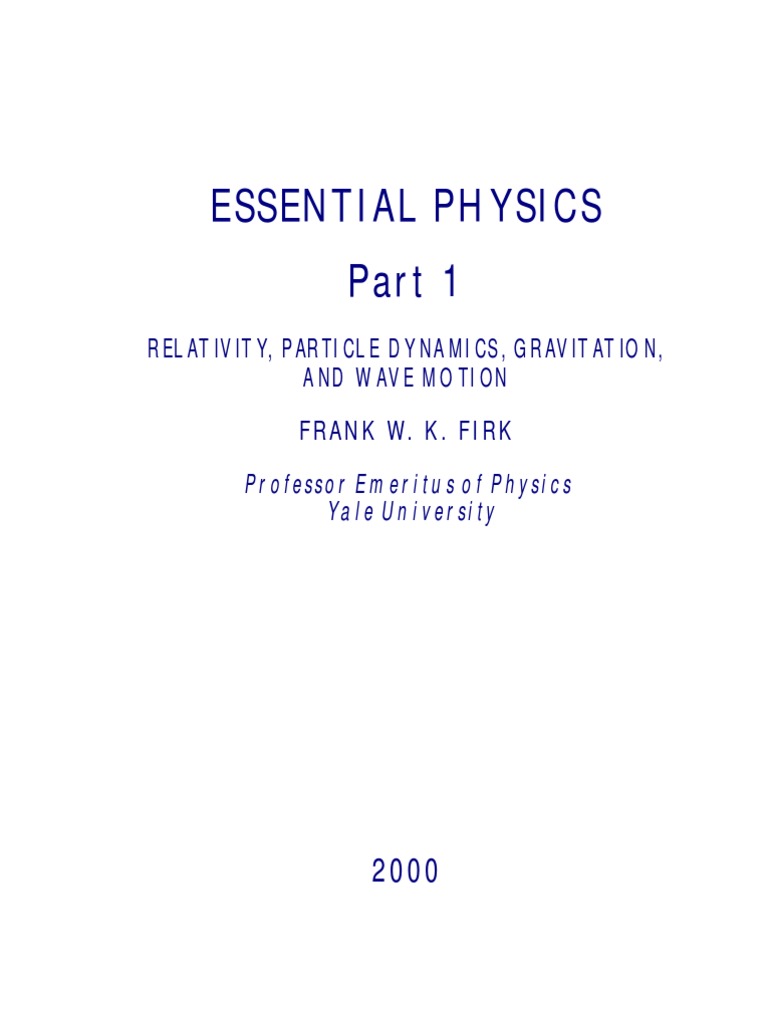 Essential Physics 1 | PDF | Euclidean Vector | Momentum