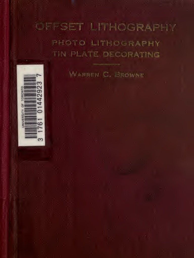 Offset Lithography | PDF | Lithography | Printing