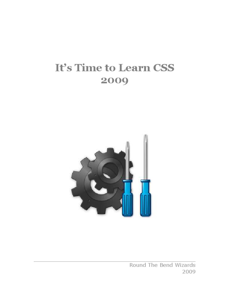 Its Time To Learn Css | PDF | Cascading Style Sheets | Html