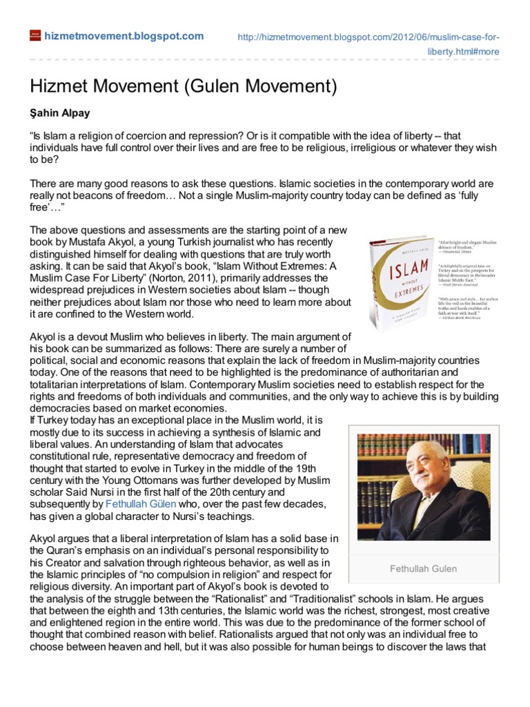Hizmet Movement Gulen Movement | PDF | Sharia | Hadith