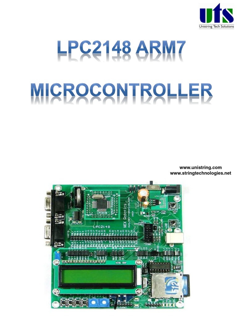 LPC2148 ARM7 Microcontroller | PDF | Usb | Analog To Digital Converter