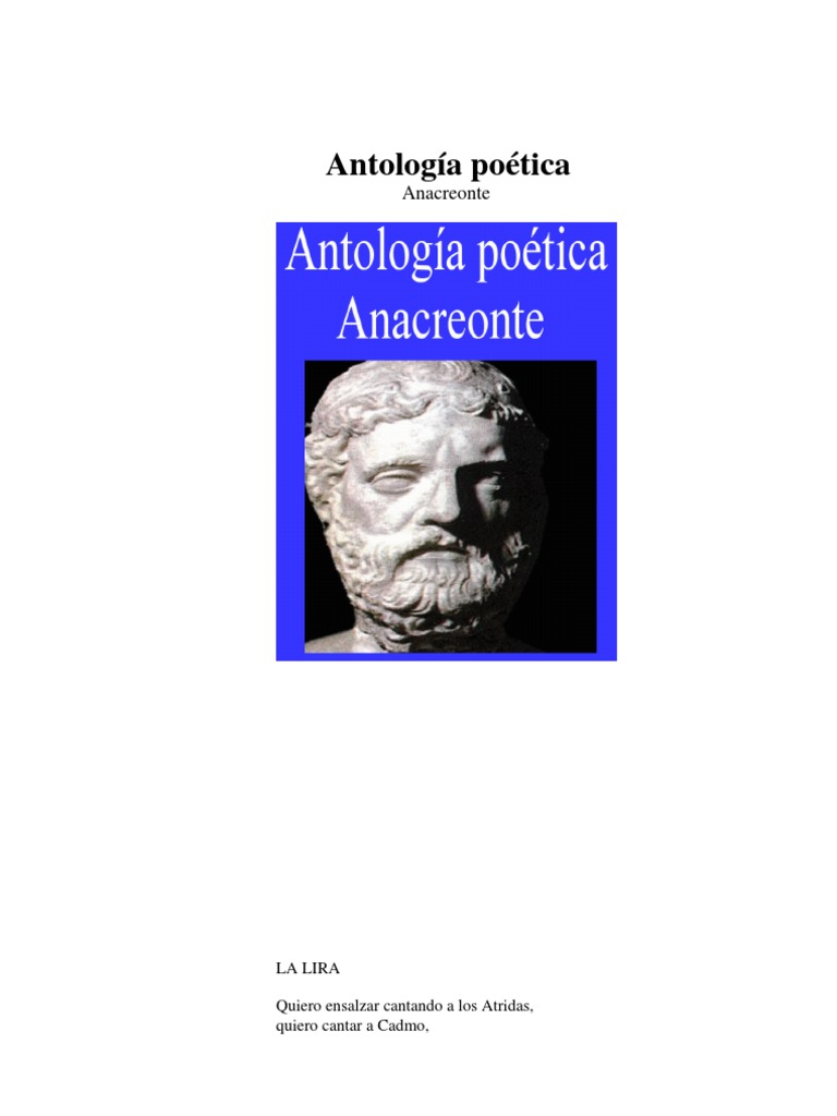 Antología Poética de Anacreonte | PDF