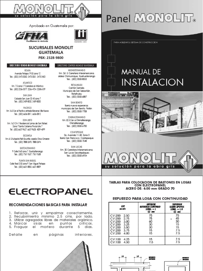 Manual Panel Final Pdf Fundación Ingeniería Hormigón