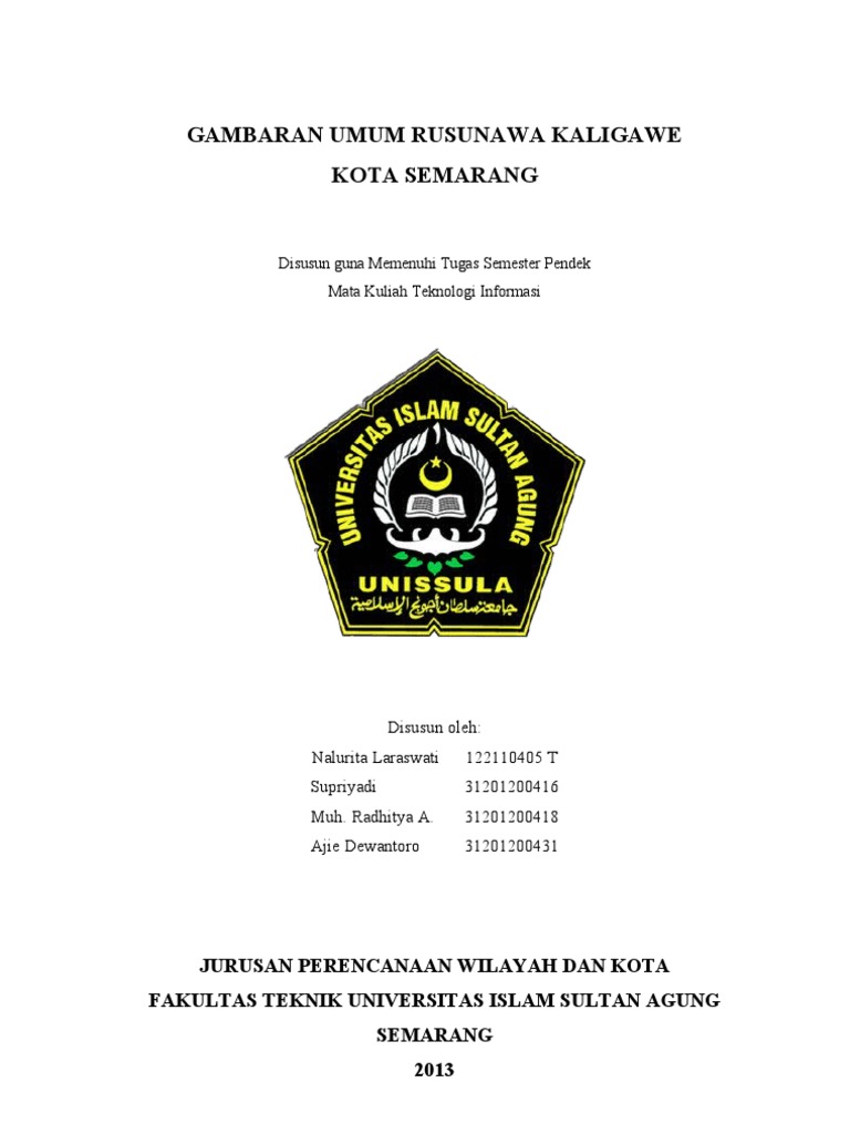 RUSUNAWA KALIGAWE Siap Print | PDF RUSUNAWA KALIGAWE Siap Print | PDF