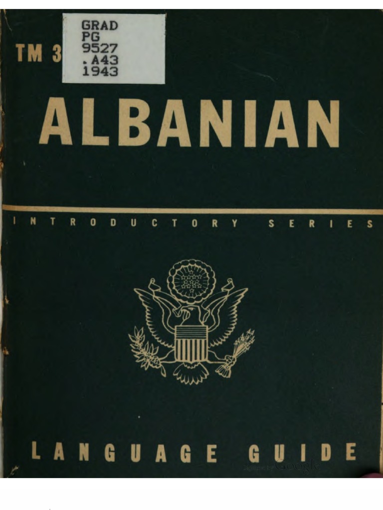 Albanian A Guide To The Spoken Language | PDF