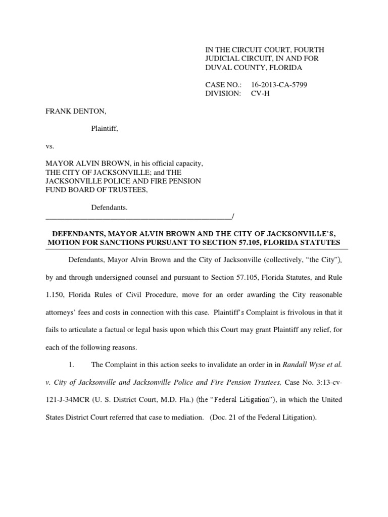 Times-Union Sunshine Challenge Draft Motion For Sanctions | PDF ...