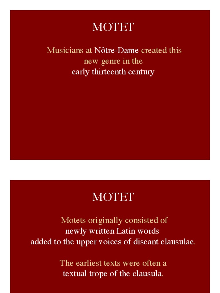 14th Century Polyphony | PDF | Music Theory | Musical Forms