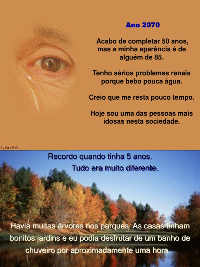 Carta Ano 2070 | PDF | Ambiente natural | Terra