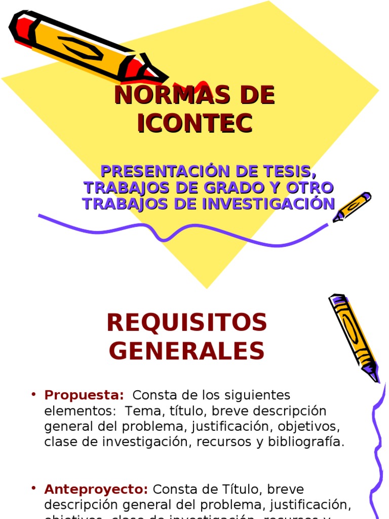 Normas Incontec | PDF | Bibliografía | Colombia