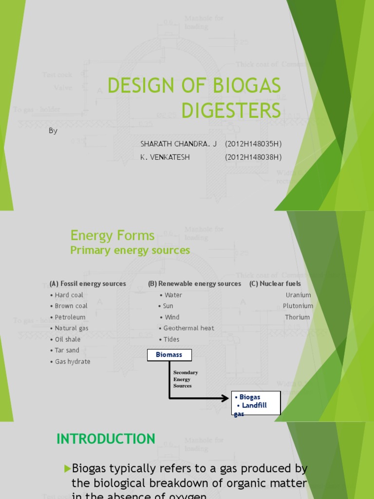 Design of Biogas Digesters | PDF | Biogas | Anaerobic Digestion