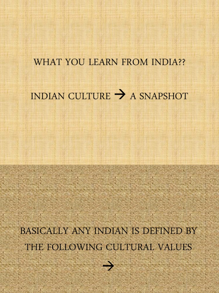 Indian Culture | PDF | Rituals | Traditions
