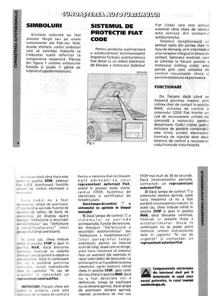 Manual - FIAT Stilo | PDF