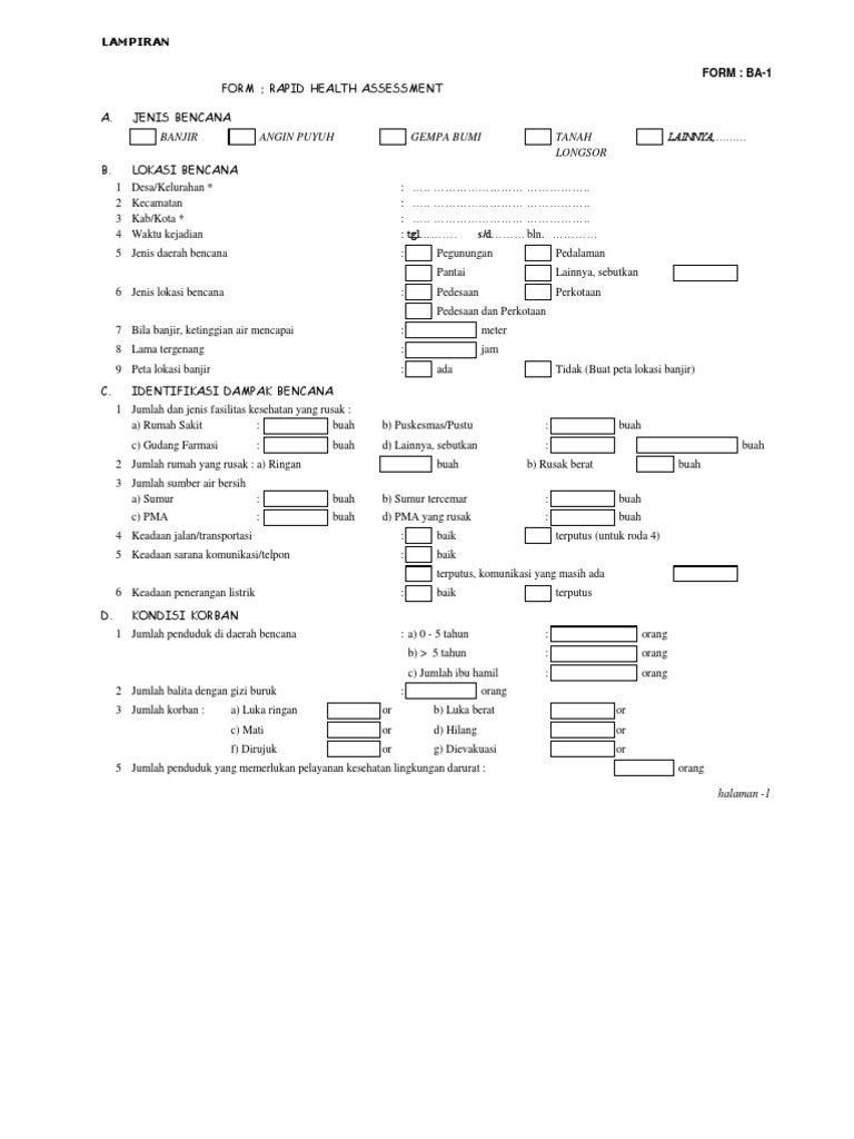 Form RHA Excel | PDF