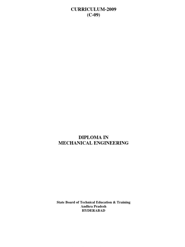 Mechanical Engineering | PDF