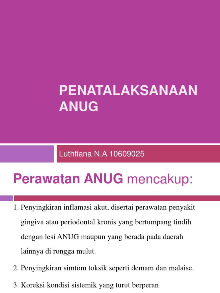 A Penatalaksanaan Anug | PDF
