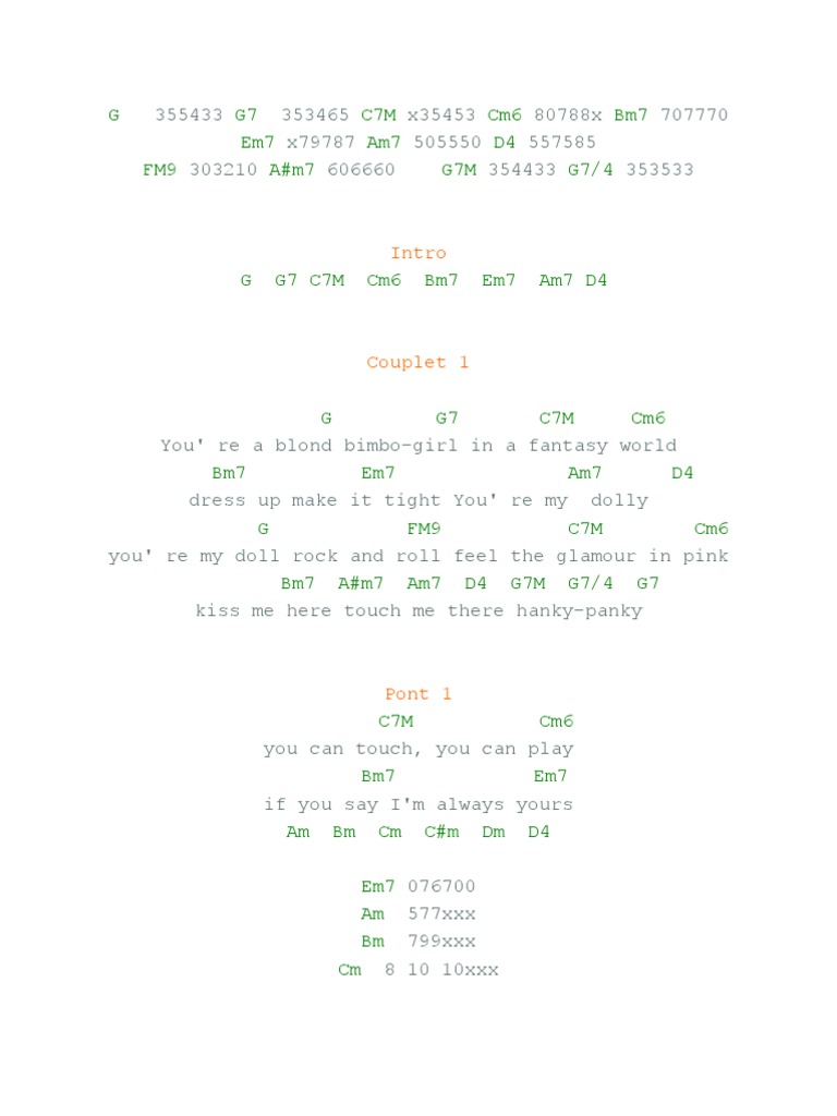 Barbie Girl Chords | PDF