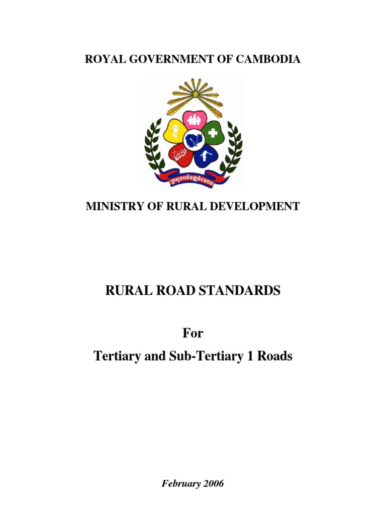 Rural Road Standard | PDF | Road | Road Surface
