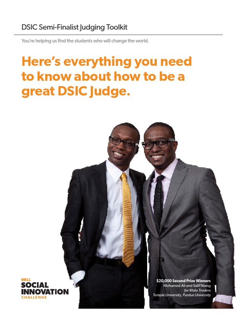 2013 Semi-Finalist Judging Toolkit | PDF | Innovation | Communication