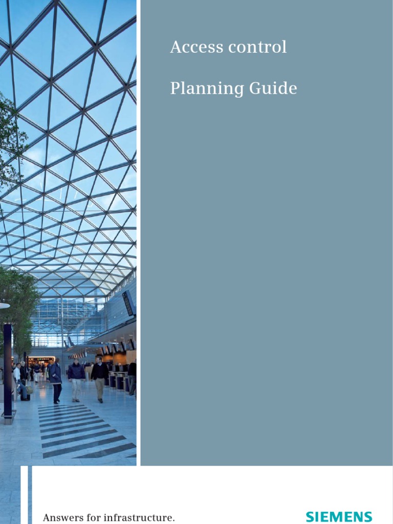 Access Control Planning Guide: Answers For Infrastructure | PDF ...