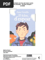 Fiches de Lecture Les Doigts Rouges CE2 | PDF