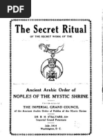 Ritual of The Shriners | PDF | Altar | Muhammad