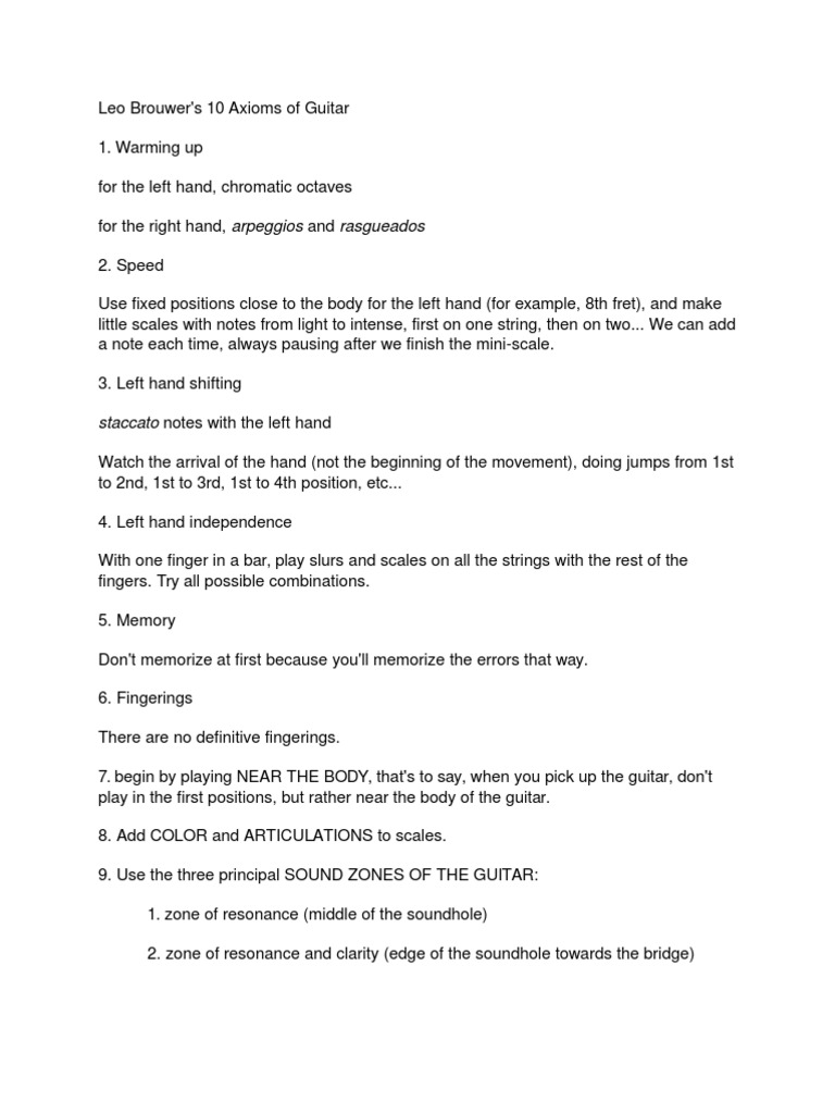 Staccato Notes With The Left Hand | PDF | Art