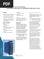 Type MPB/MPG Test Plug and Universal Test Block | PDF | Electrical ...