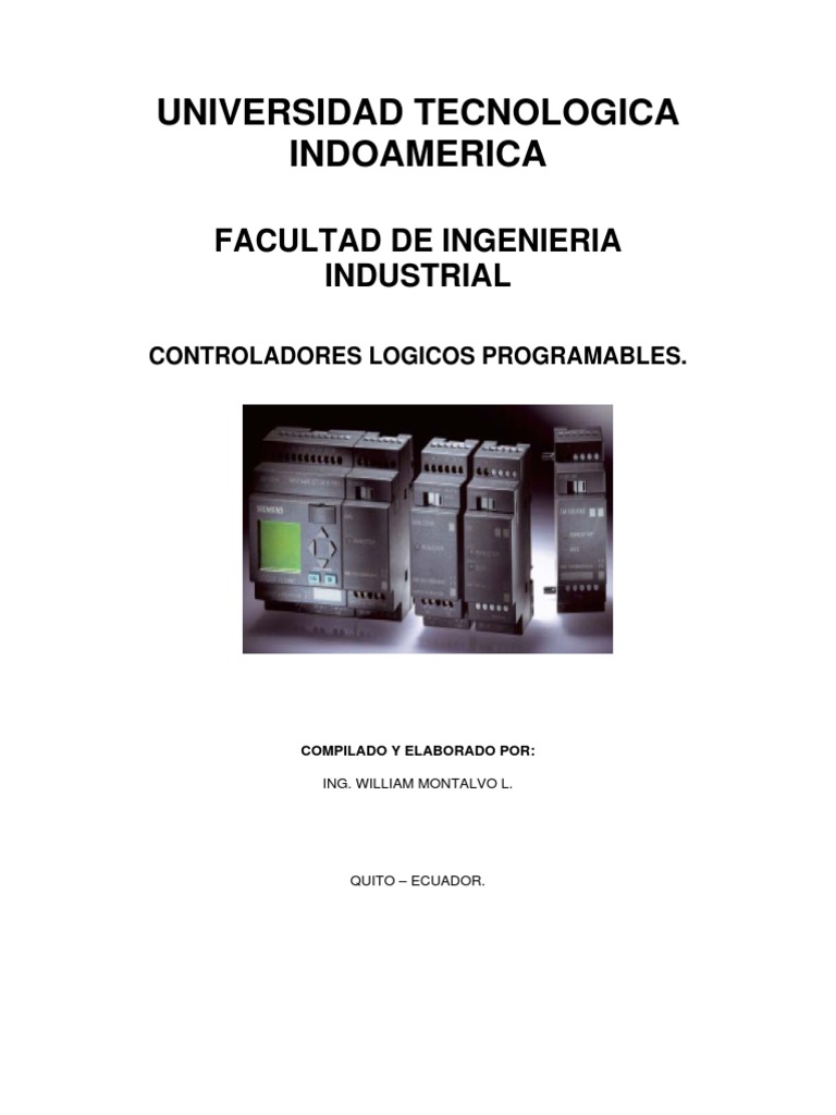 Manual Plc Uti Pdf Controlador Lógico Programable Lenguaje De