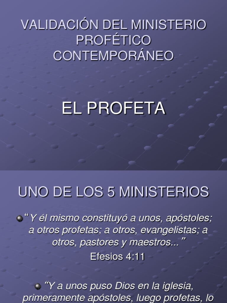 El Profeta | PDF | Profeta | Cristo (título)