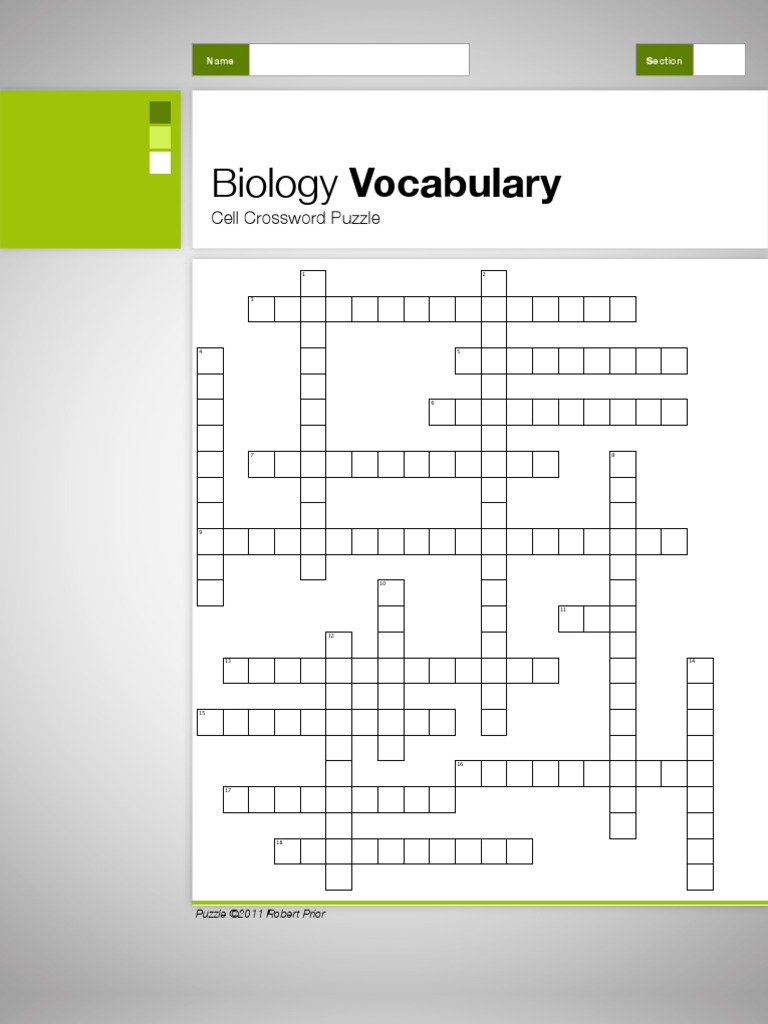 Biology Word Puzzles | Tissue (Biology) | Cell (Biology) | Free 30-day ...