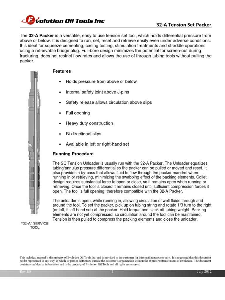 32A Tension Set Packet Rev.E0 27 Jul 12 | PDF | Tension (Physics ...