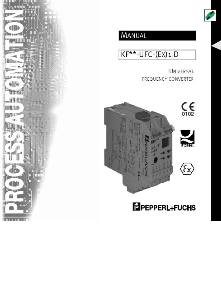 Universal Frequency Converter Kfd2-Ufc-manual | PDF | Hertz | Power Supply