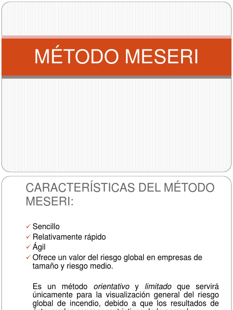 MÉTODO MESERI | Naturaleza