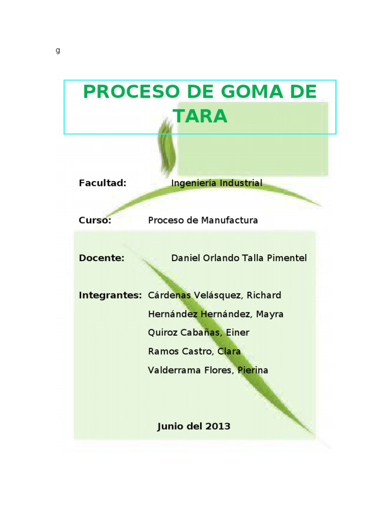 Exandal FINAL | PDF | Perú | Alimentos