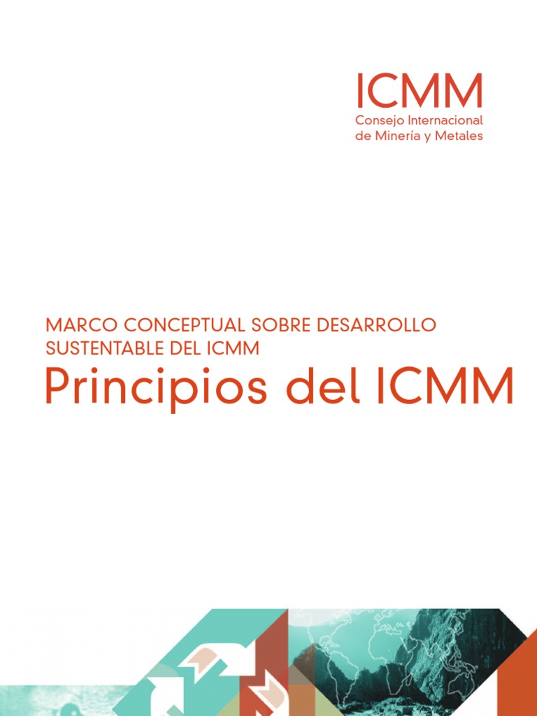 ICMM Principles Es | PDF | Sustentabilidad | Desarrollo sostenible
