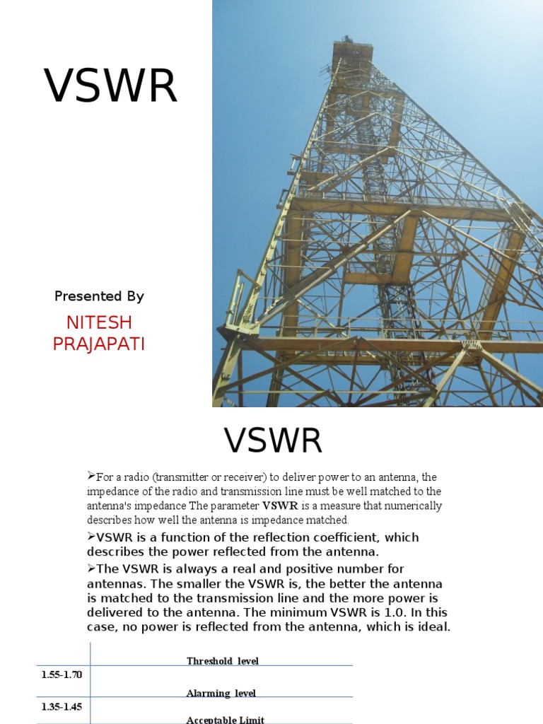 VSWR | Radio | Electrical Engineering