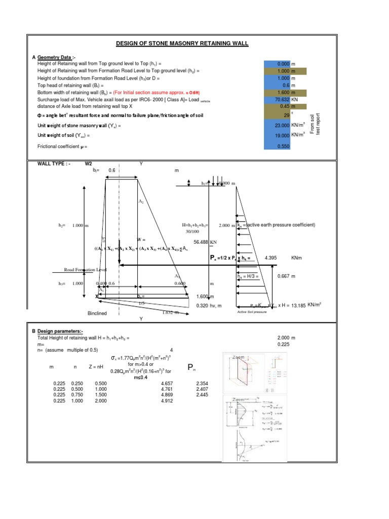 Stone Masonry Wall | PDF | Masonry | Friction