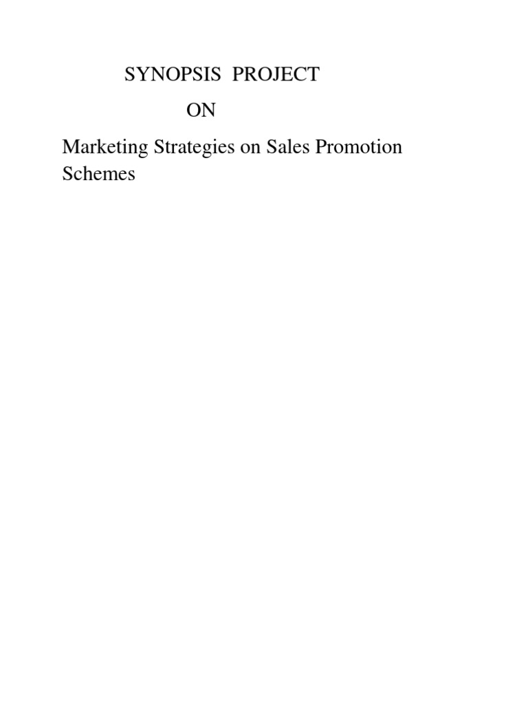 Synopsis Advertising | PDF | Promotion (Marketing) | Sales