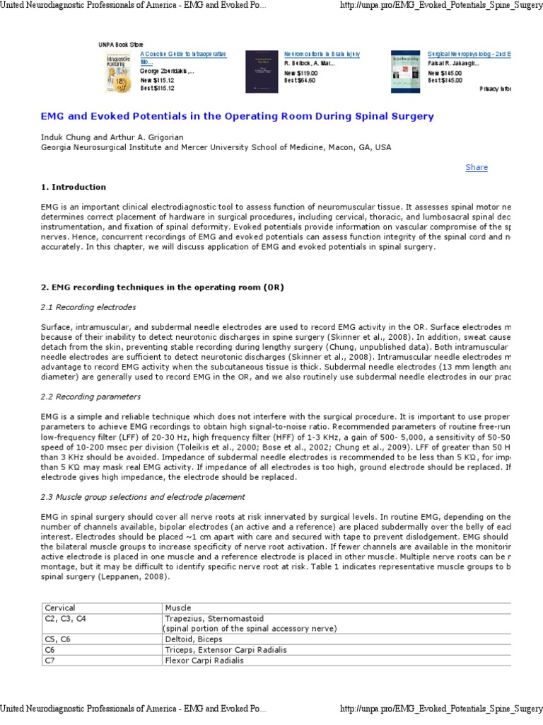 United Neurodiagnostic Professionals of America - EMG and Evoked ...