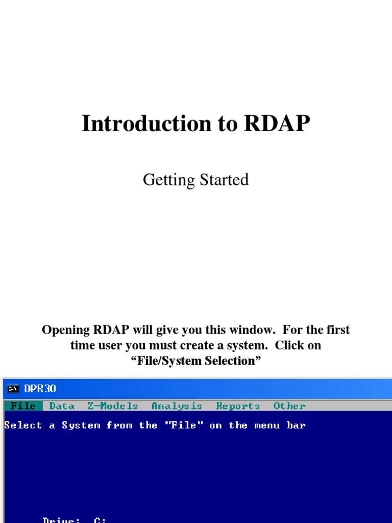 Introduction To RDAP: Getting Started | PDF | Electromagnetism | Electricity